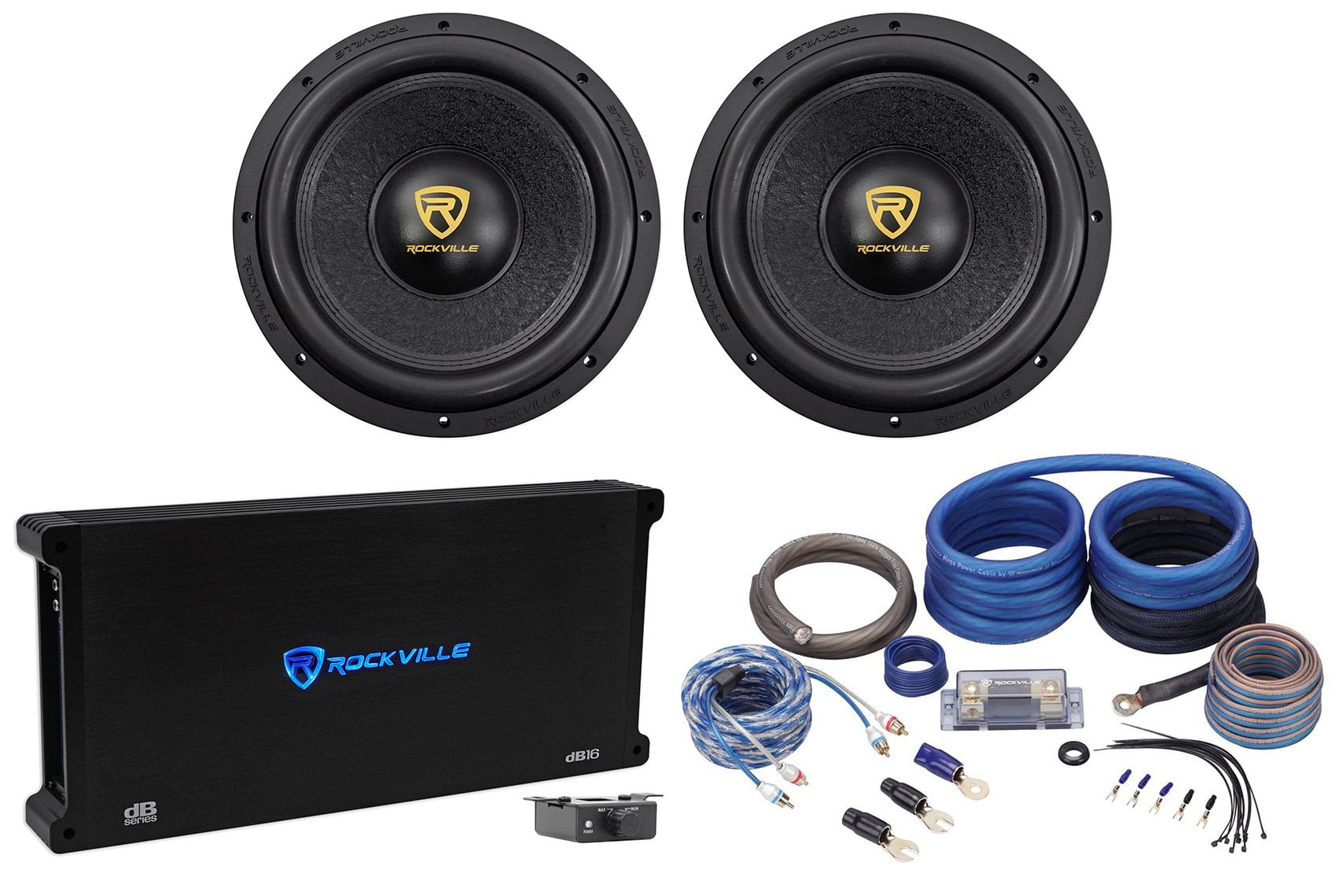Rockville Car Audio Equipment: 2 W12K9D2 V3 12" 8000W Subwoofers, Mono ...