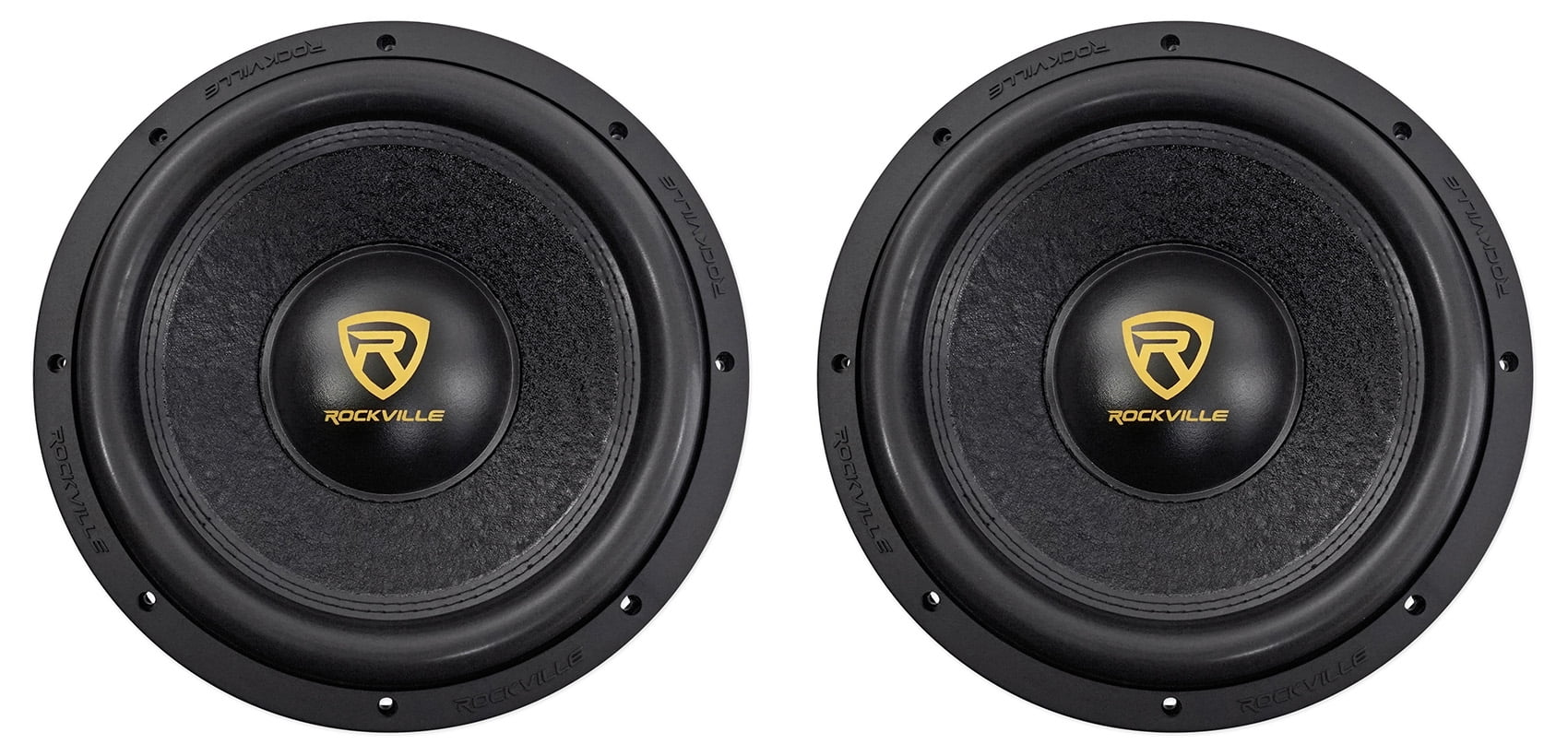 (2) Rockville W12K9D2 V3 12" K9 V3 4000w Peak/1000w RMS Car Subwoofer ...