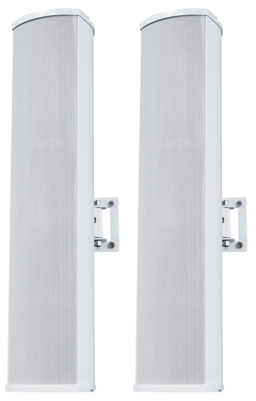 Rockville WET ARRAY 4 White Line Array Speakers (2 Pack) for Church ...