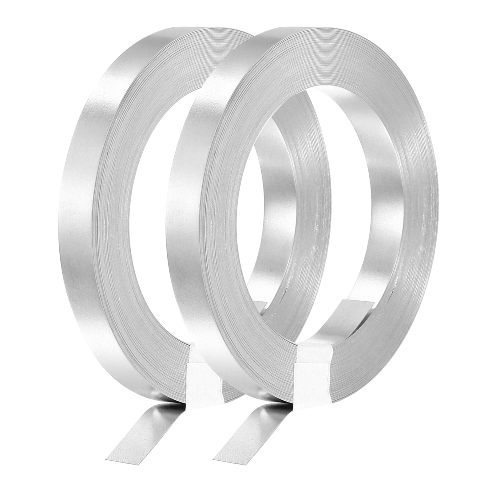 2 Roll 10 Meter Nickel-Plated Steel Strip, Connecting Plate Steel Tape ...