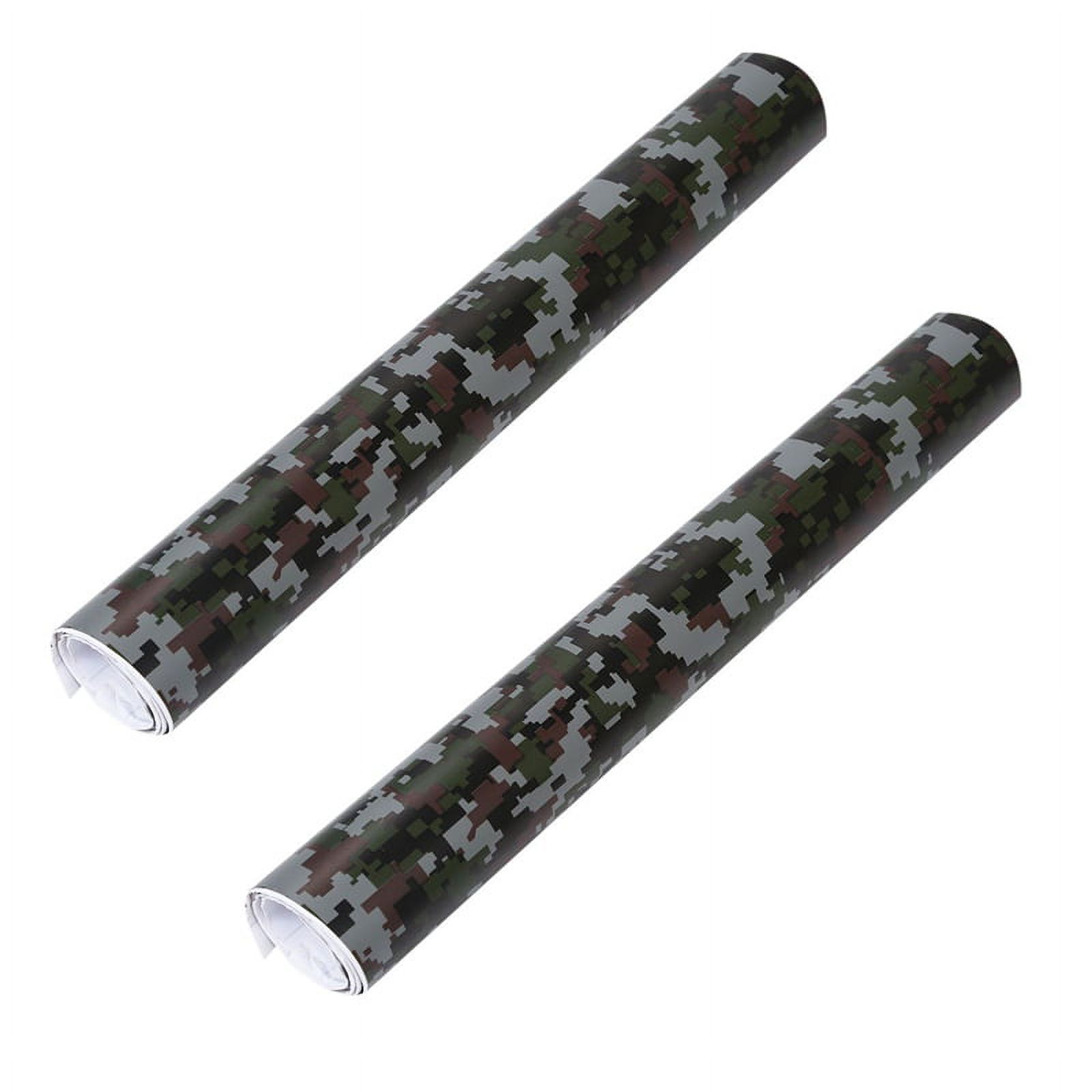 2 Roll Camo Car Sticker Carbon Fiber Motorcycle PVC Vinyl Sticker CAMO ...