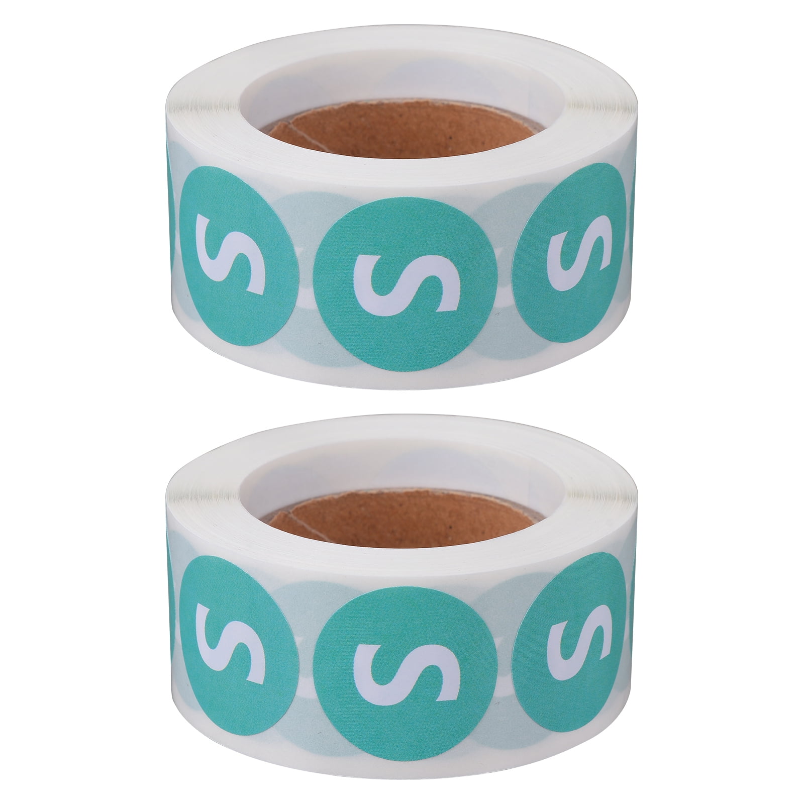 2 Roll Clothing Size Stickers Number Apparel Circle Nail Baby Green ...
