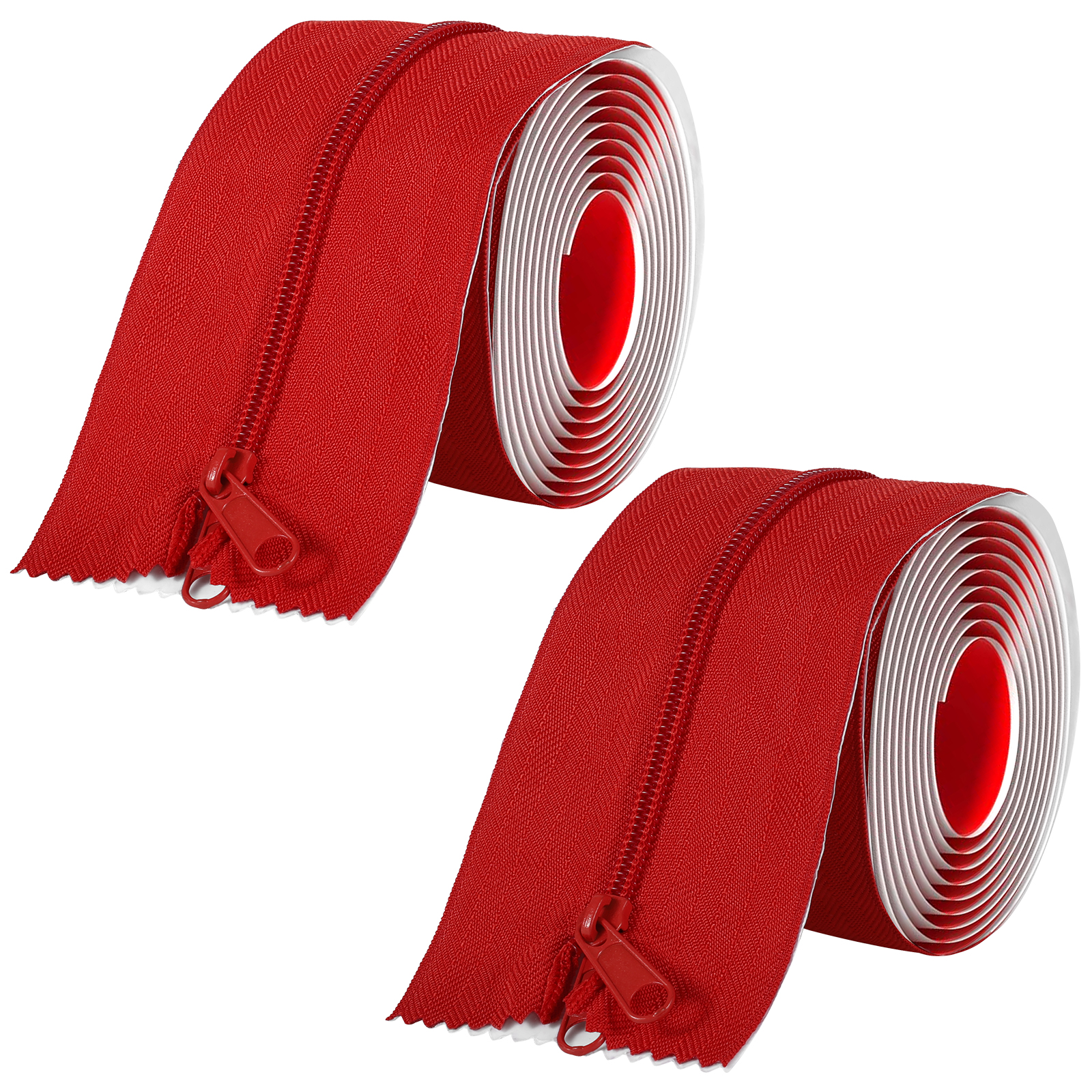 2 Roll Heavy Duty Zipper Dust Barrier Self Adhesive Dust Zipper for ...