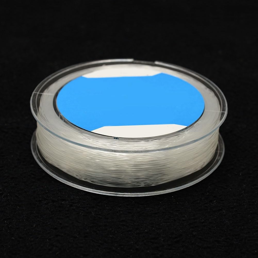 2 Roll Korean Elastic Thread Clear 0.8mm About 54.68 Yards(50m)/roll ...