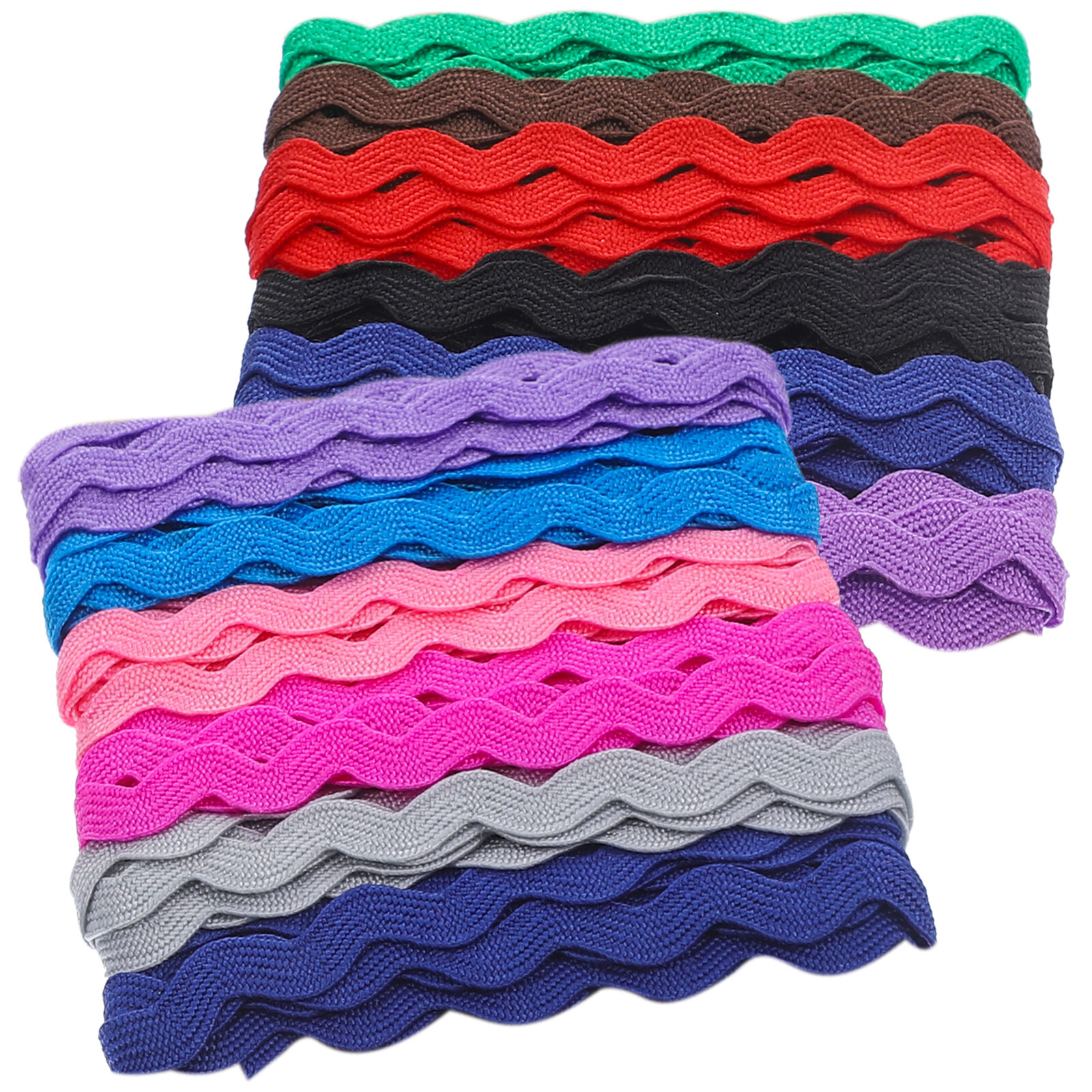 2 Roll Lace Trim Braided Fabric Ribbon Row S Shape - Walmart.com