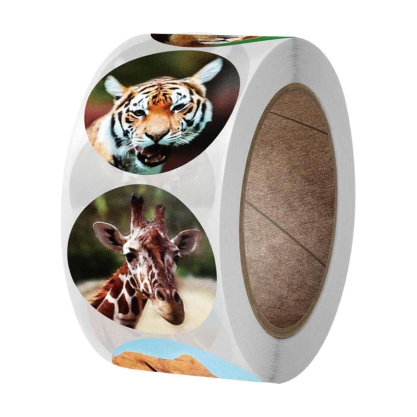 2 Roll Pack Animal Stickers School Award Stickers DIY Hand Tent Diary ...