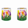 2 Roll Tulip Flower Trim Border 65.6ft Floral Bulletin Border for ...