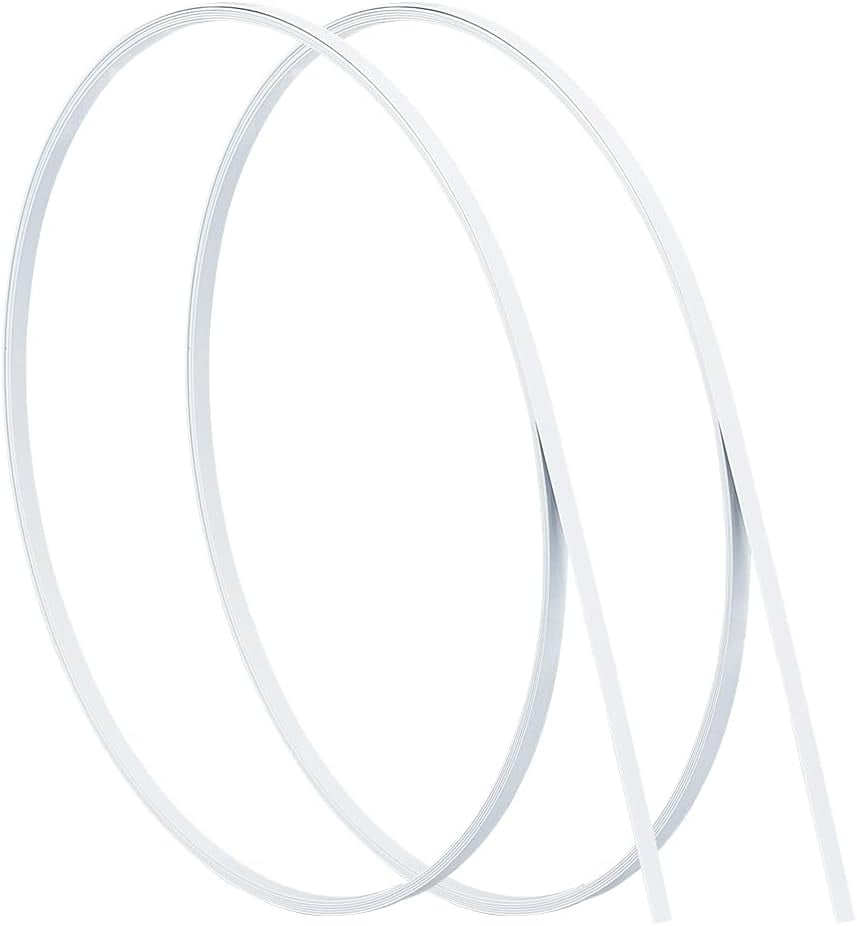 2 Roll White Spring Steel Boning 6.5mm Steel Corset Boning Stay Corset ...