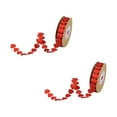 2 Roll of 5M Party Ribbon Creative Hanging Rope Decor Garland Embossed ...