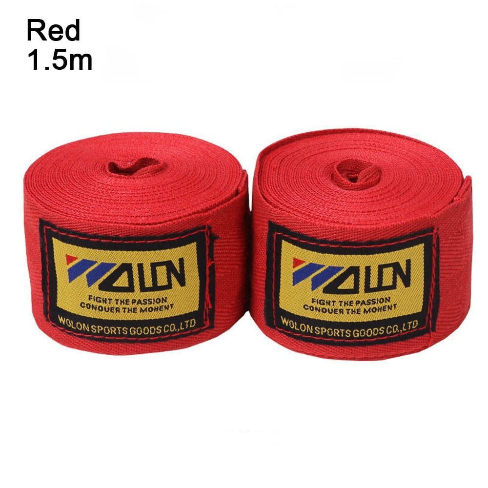 2 Rolls 1.5/3M Combat Protect MMA Sanda Kick Hand Wraps Belt Sports ...