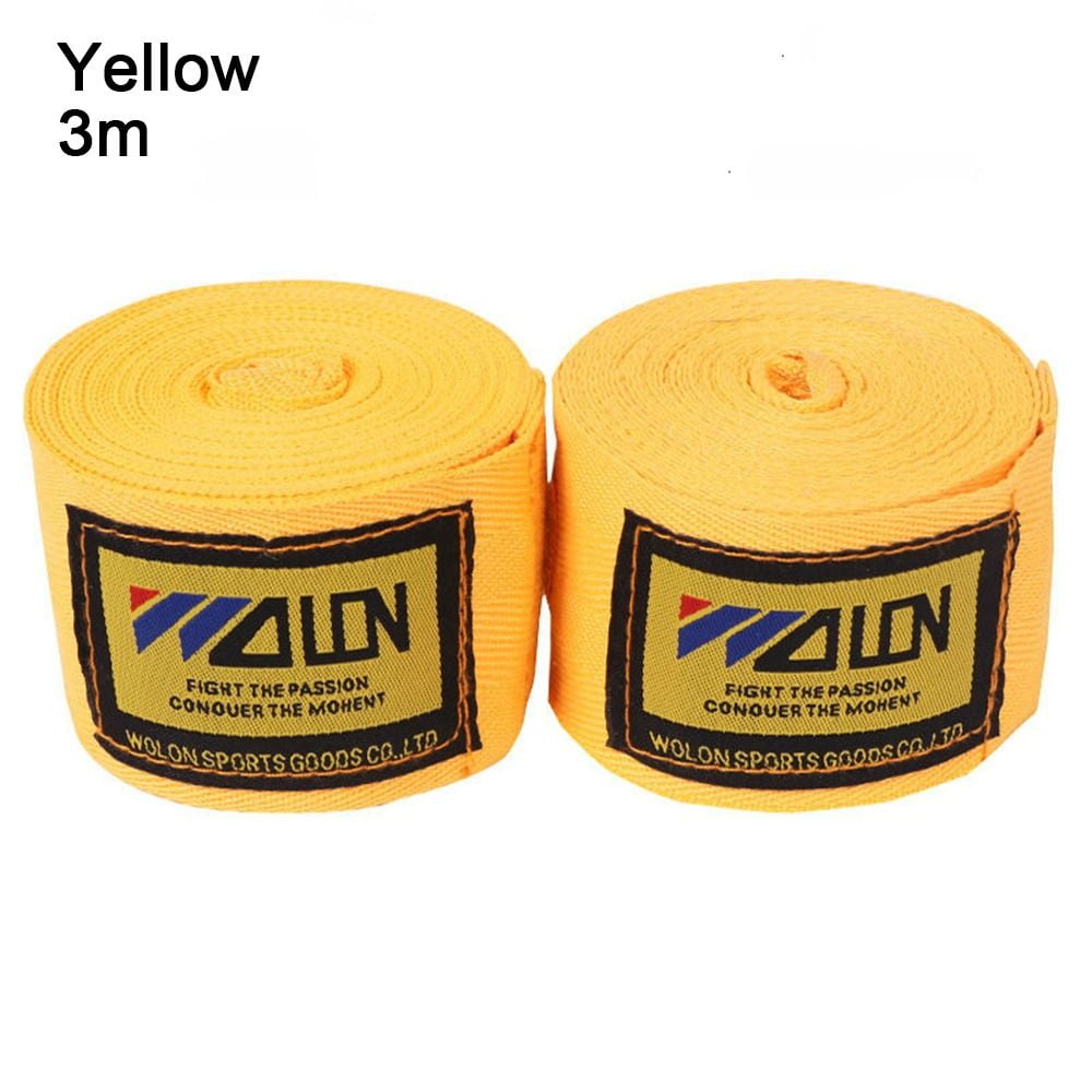2 Rolls 1.5/3M Combat Protect MMA Sanda Kick Hand Wraps Belt Sports ...