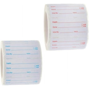 Brewing America Dissolvable Food Labels for Food Containers 1x2 Inch ...
