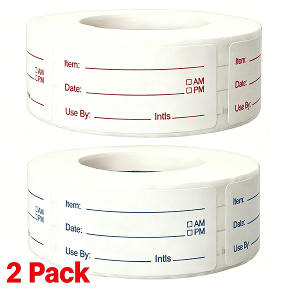 Food Labels and Stickers for Kitchen Storage and Organization