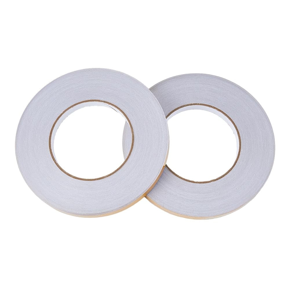 2 Rolls 10mm Gold Foil Tape Mirror Tape PVC Plastic Film Tape Self ...