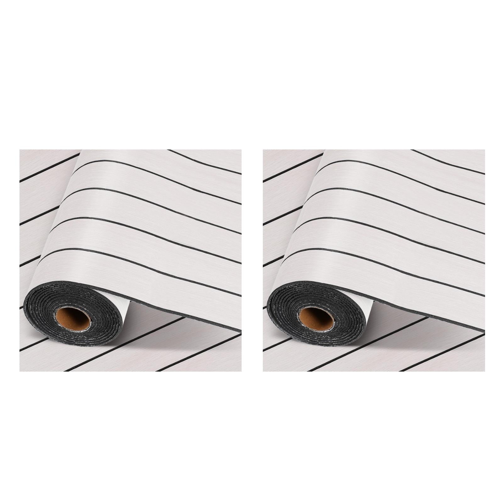 2 Rolls 15.7 in X 118 in Wood Panel for Wall Paper Peel and Stick ...