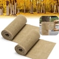 2 Rolls 19.6ft Burlap Tree Protector Wraps Natural Jute ，7.8" × 9.8 ...