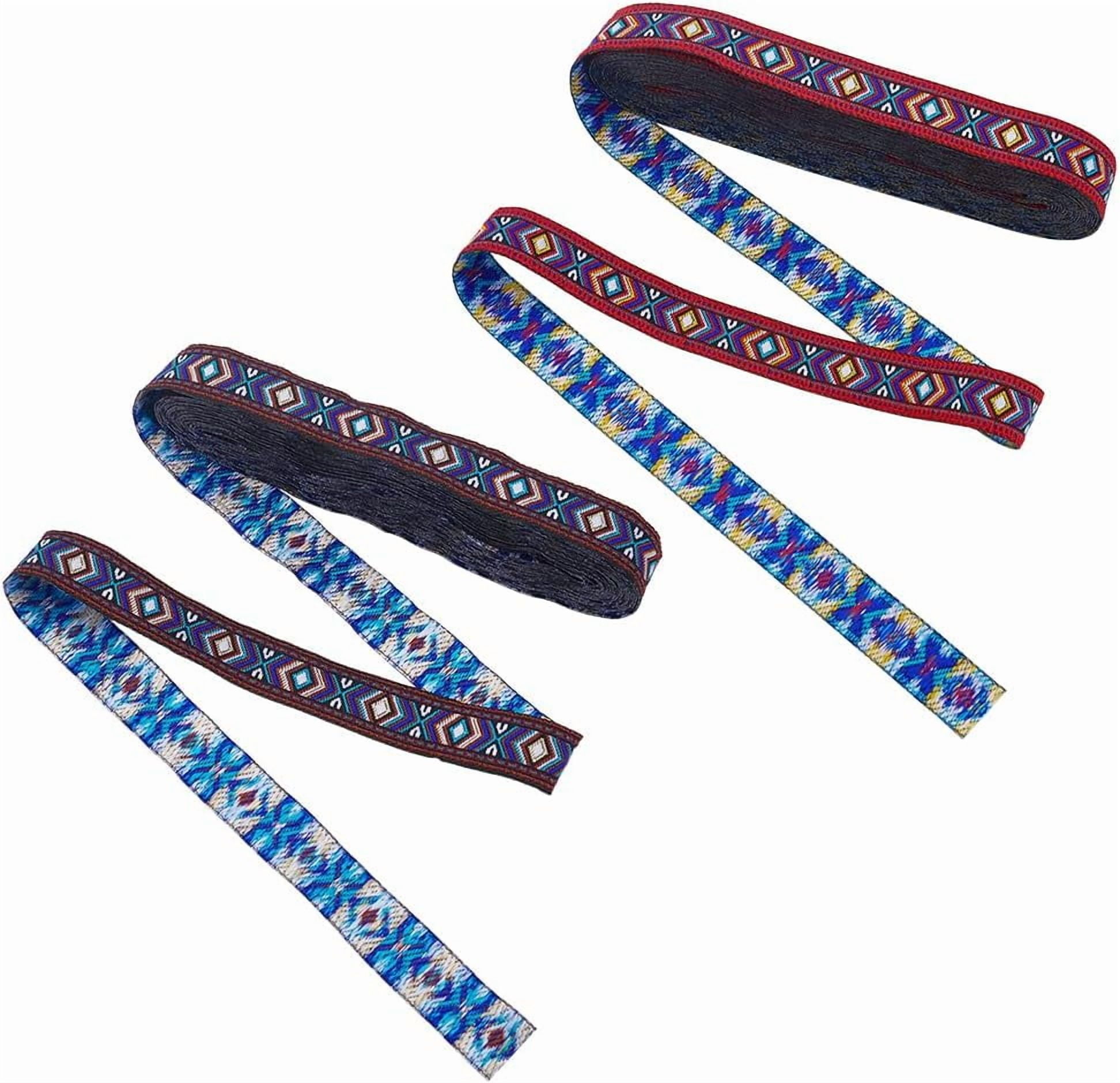 2 Rolls 2 Colors Polyester Ribbon Clothes Decoration Mixed Color 3/4 ...