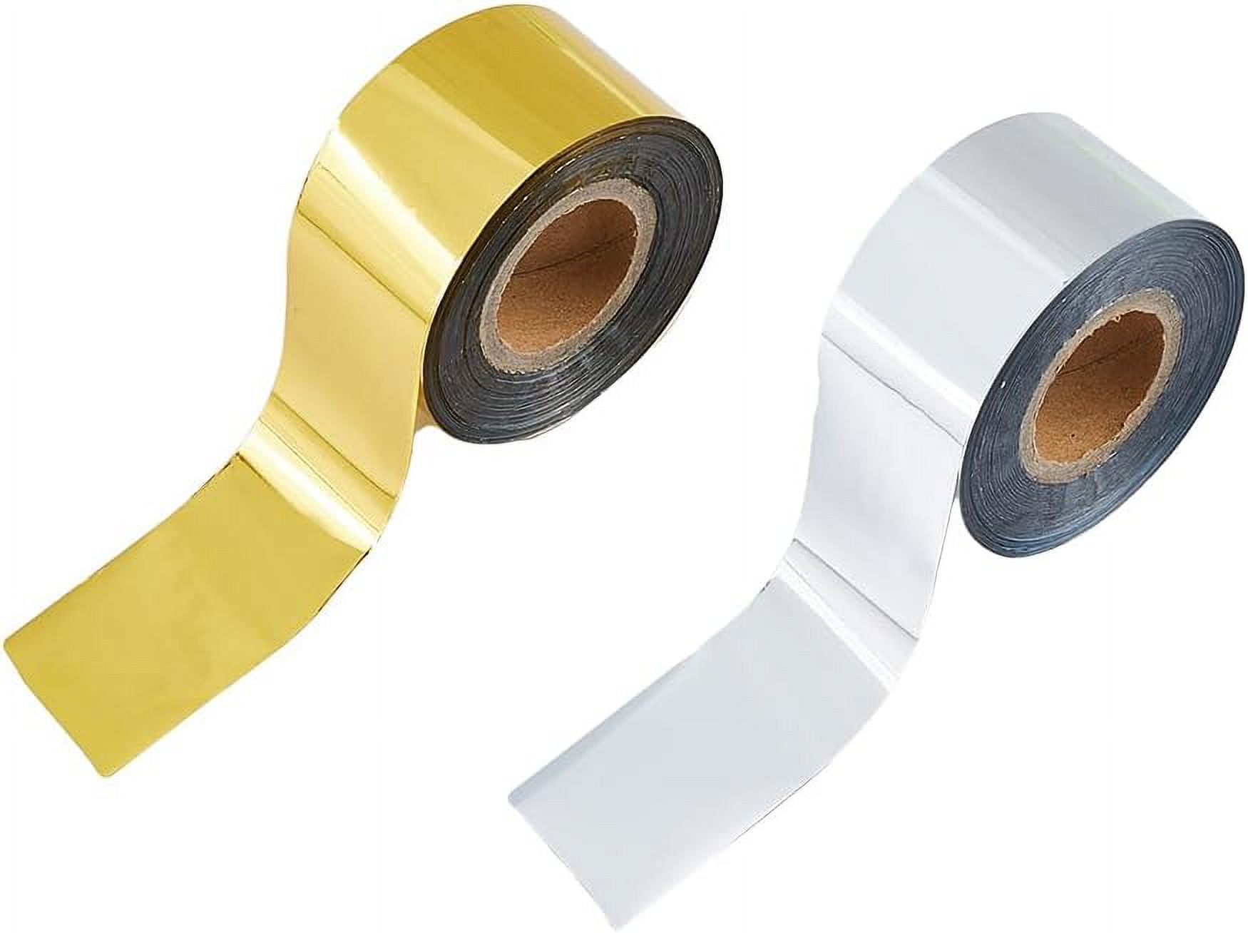 2 Rolls 2 Colors Stamping Hot Foil Paper Transfer Foil Paper Elegance ...