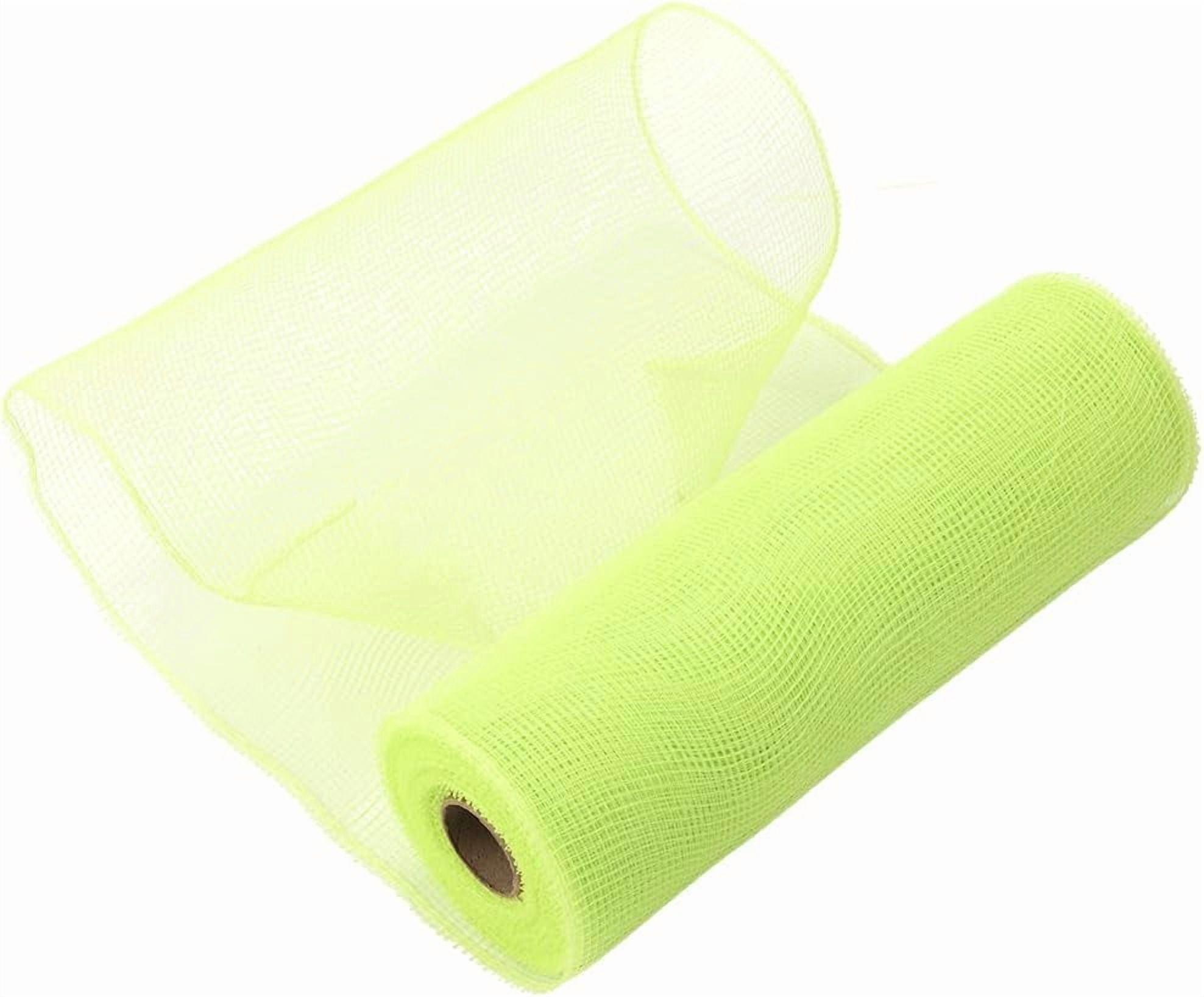 2 Rolls 20 Yards Jacquard Net Mesh Bouquet Wrapping Paper Green ...