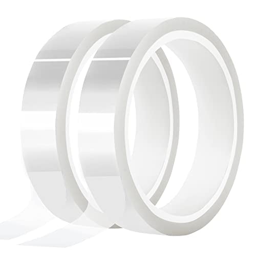 2 Rolls 20mm x33m(108ft) Clear Heat Tape,Transparent High Temperature ...