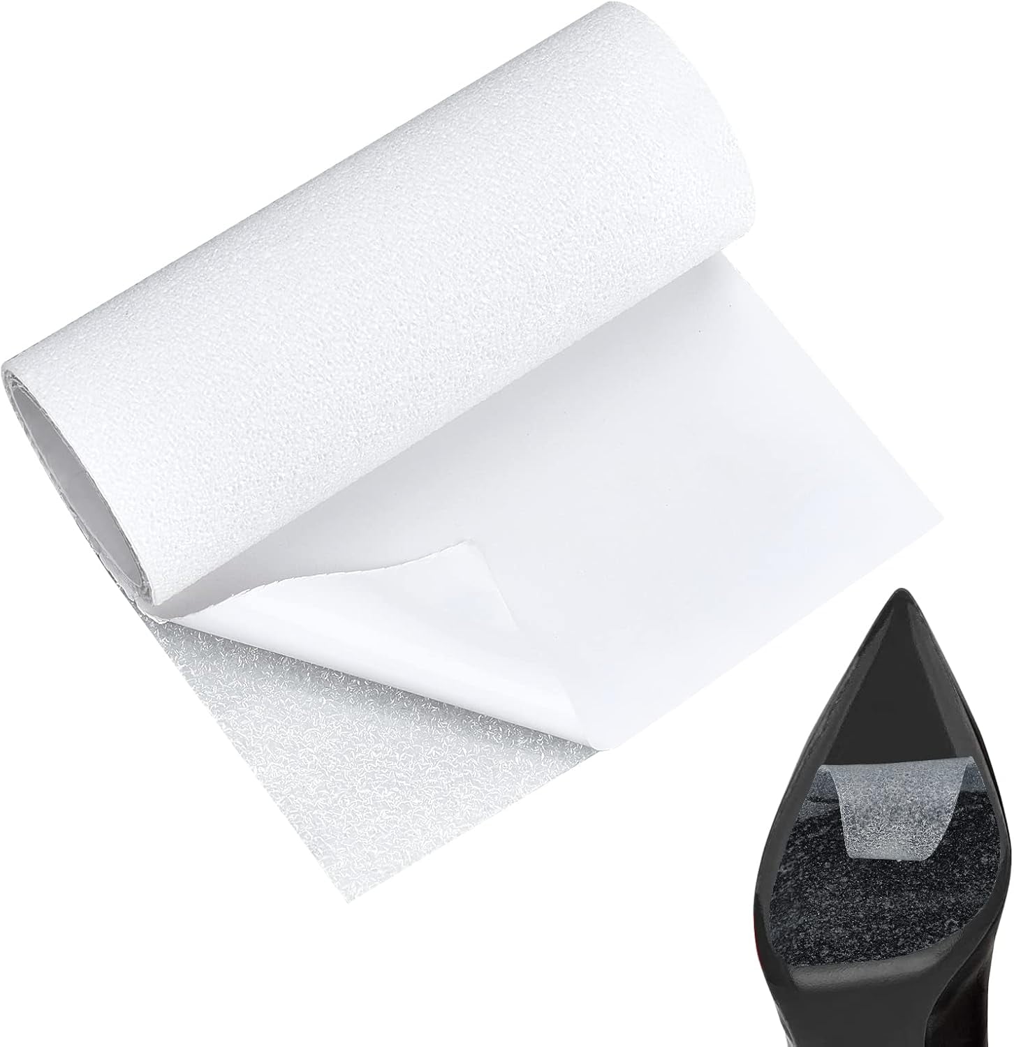 2 Rolls 4 x 20 Inch Sole Sticker Anti-Slip Shoe Pads Grip Protector ...