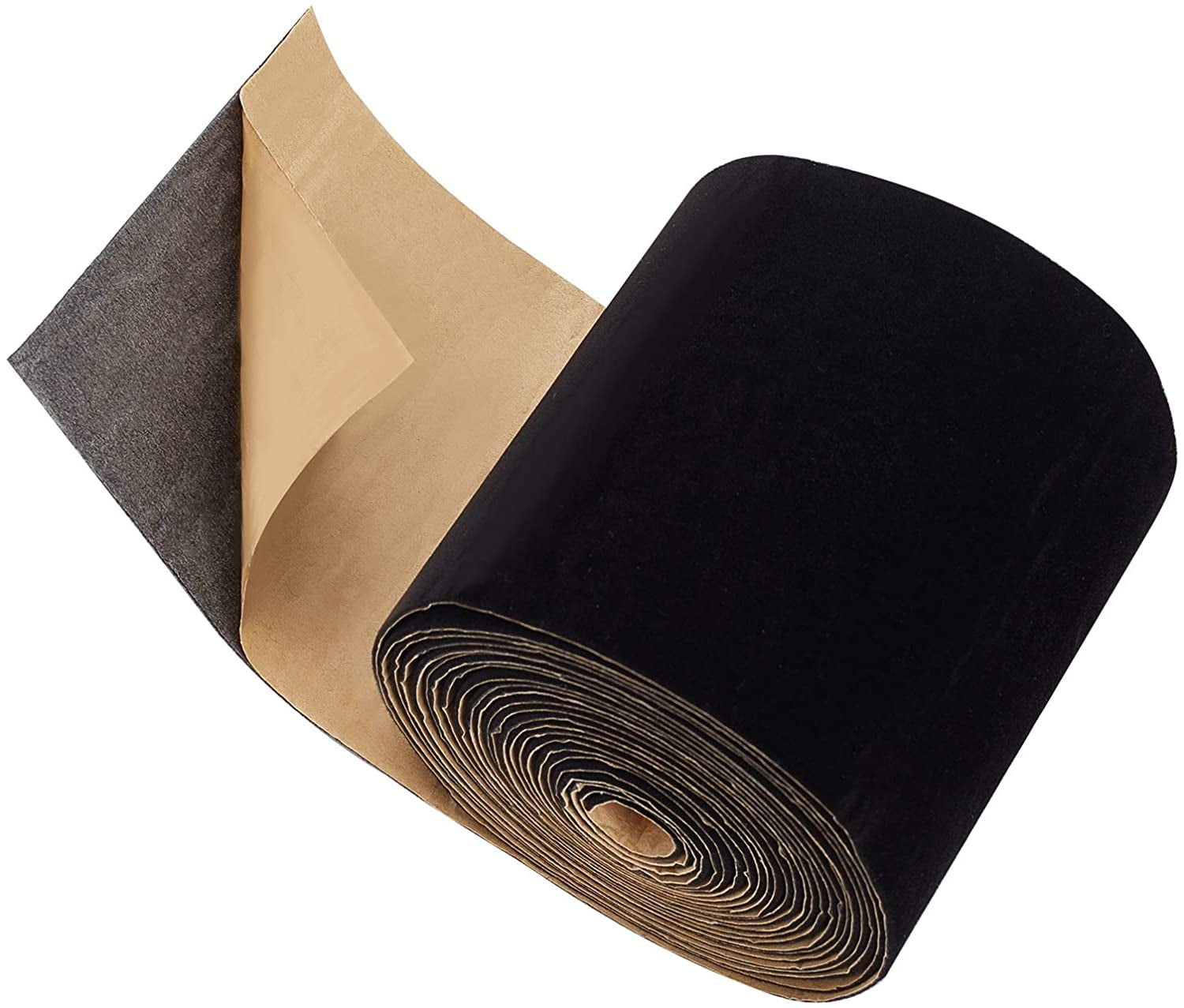 2 Rolls 4"x158" Self Adhesive Velvet Fabric Roll Velvet Contact Paper ...