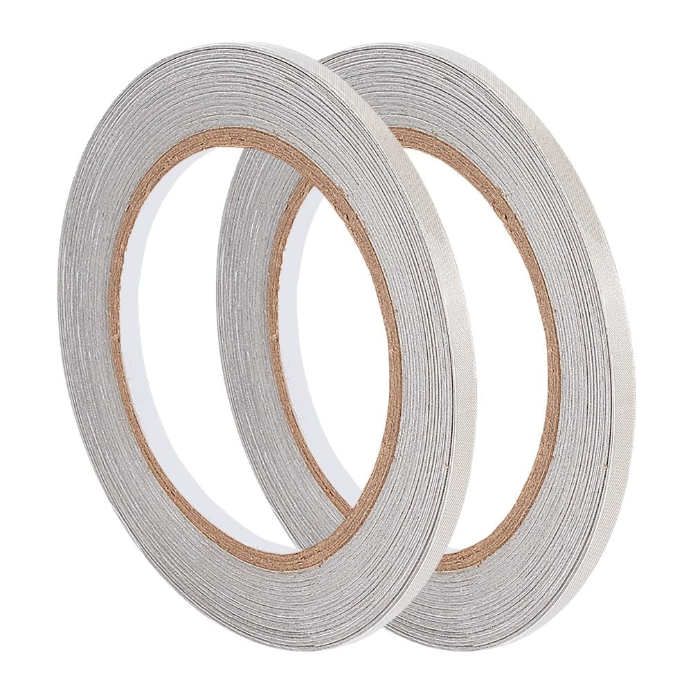 2 Rolls 40M Double Sided Conductive Adhesive Tape 0.2" x65.6” High Shielding Tape Sticky ...