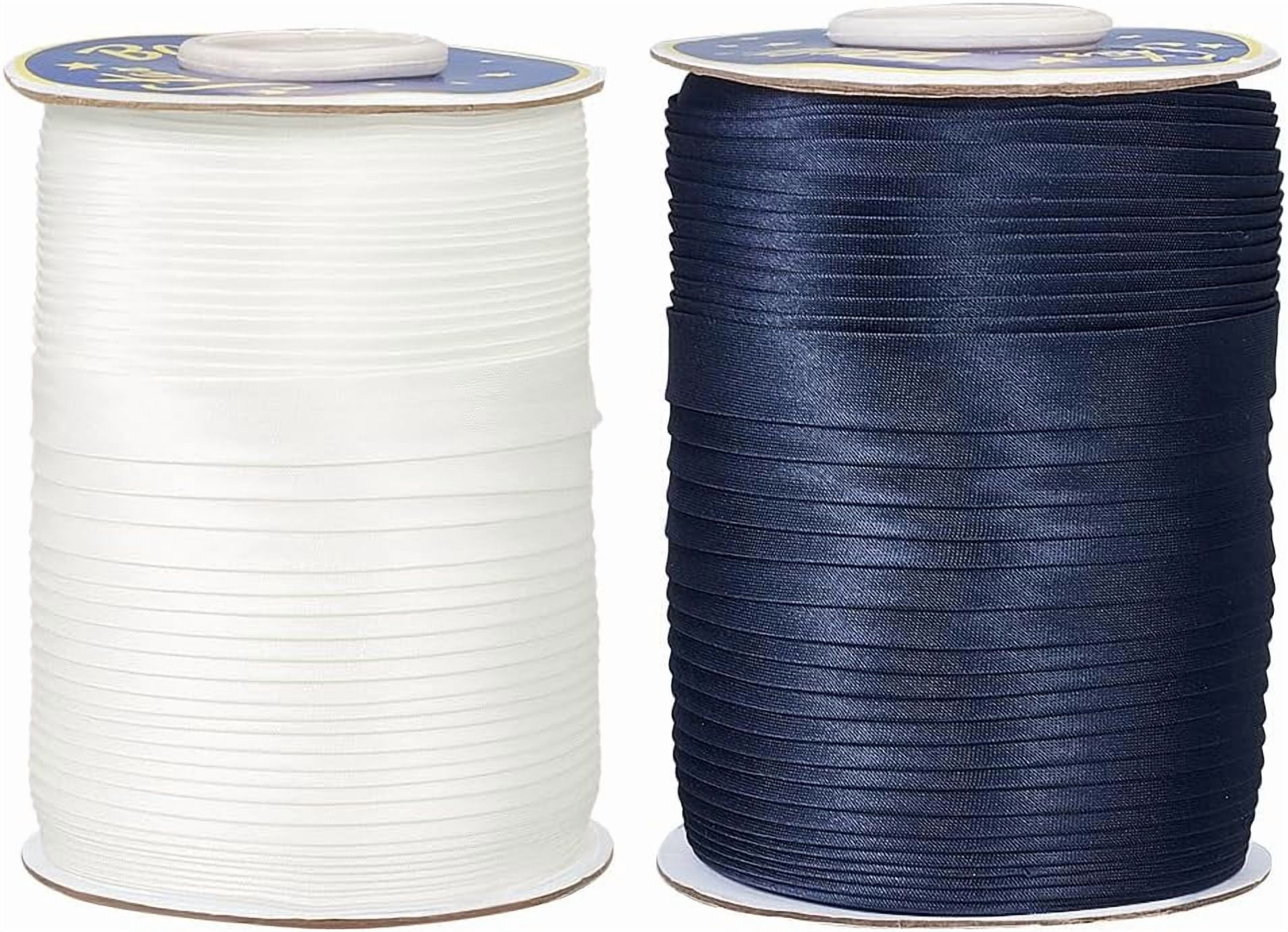 2 Rolls 5/8 inch Double Fold Bias Tape Sewing Twill Tape 175 Yards ...