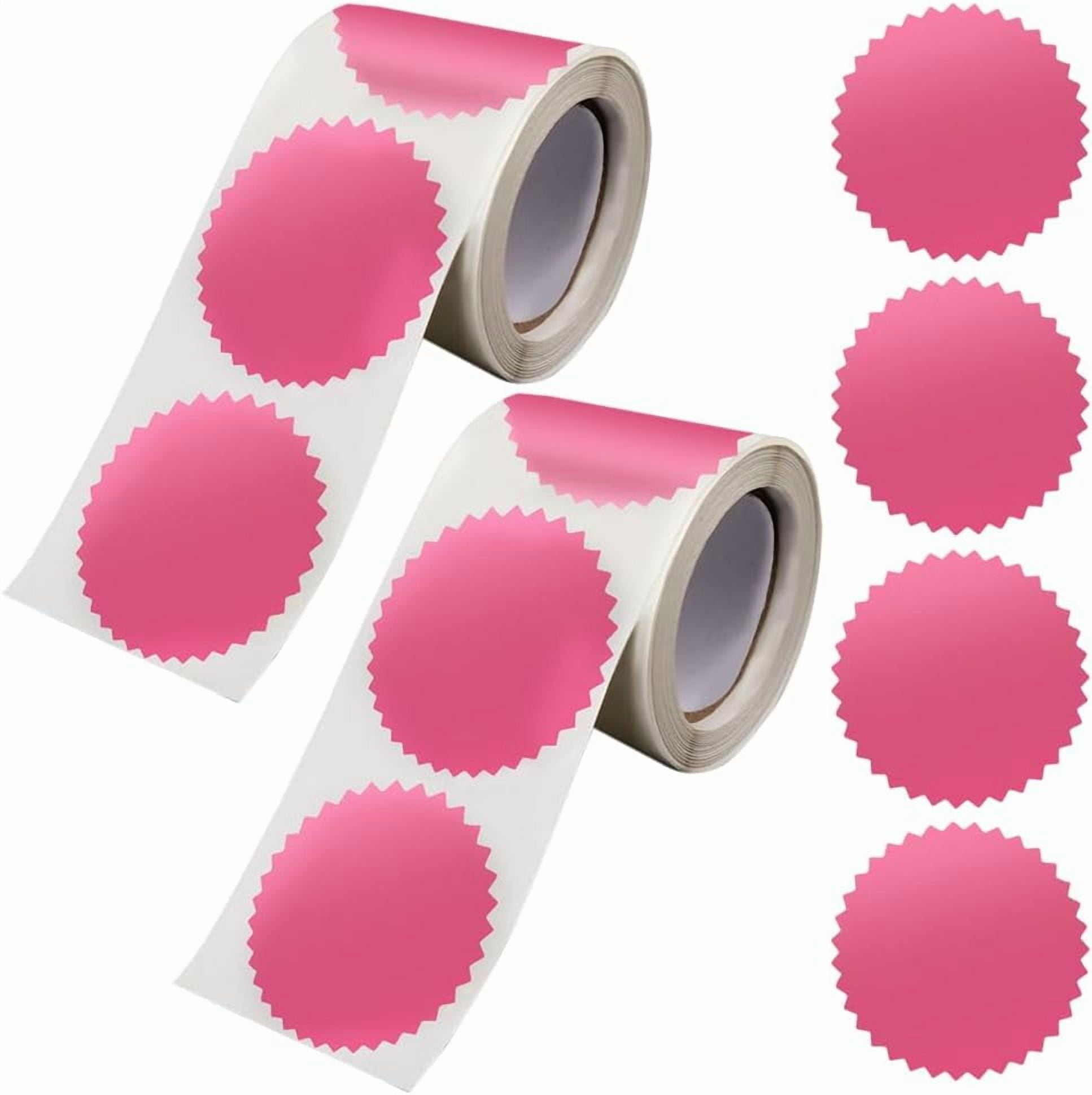 2 Rolls 500Pcs Seals Stickers Label Self Adhesive Round Blank Sticker ...