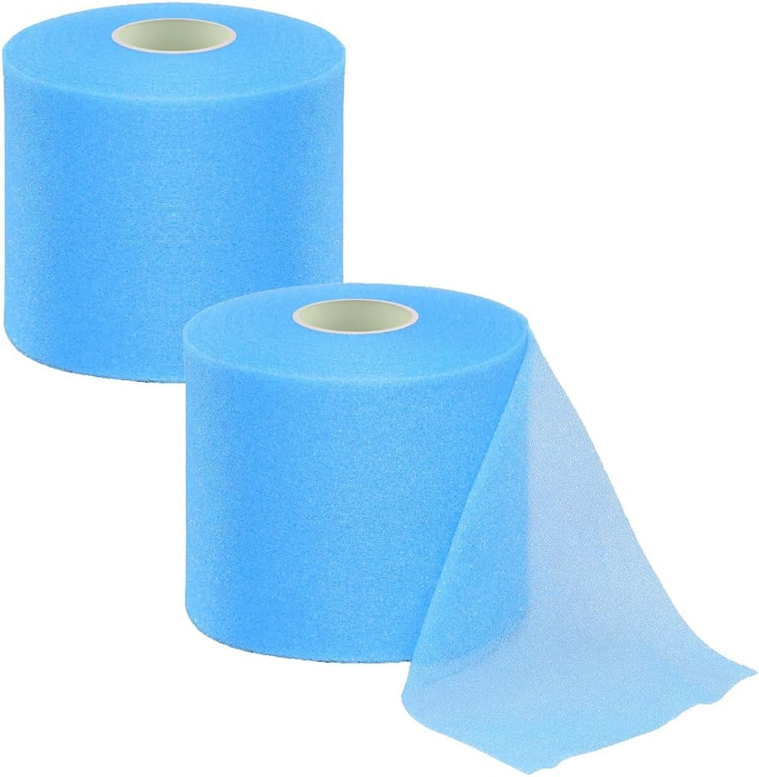 2 Rolls 60 Yards Pre-wrap Athletic Tape Foam Underwrap Tape Sports Foam ...