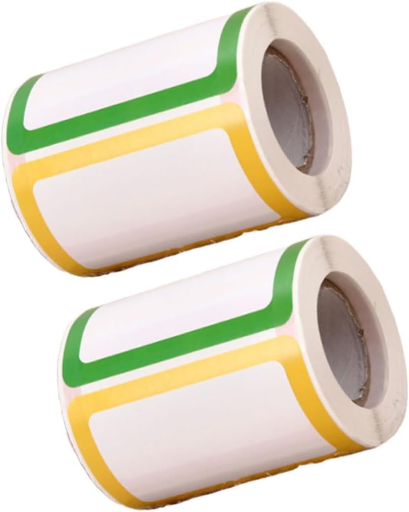 2 Rolls/600pcs Cartoon Stickers Colored Labels Sticker Labels Christmas ...