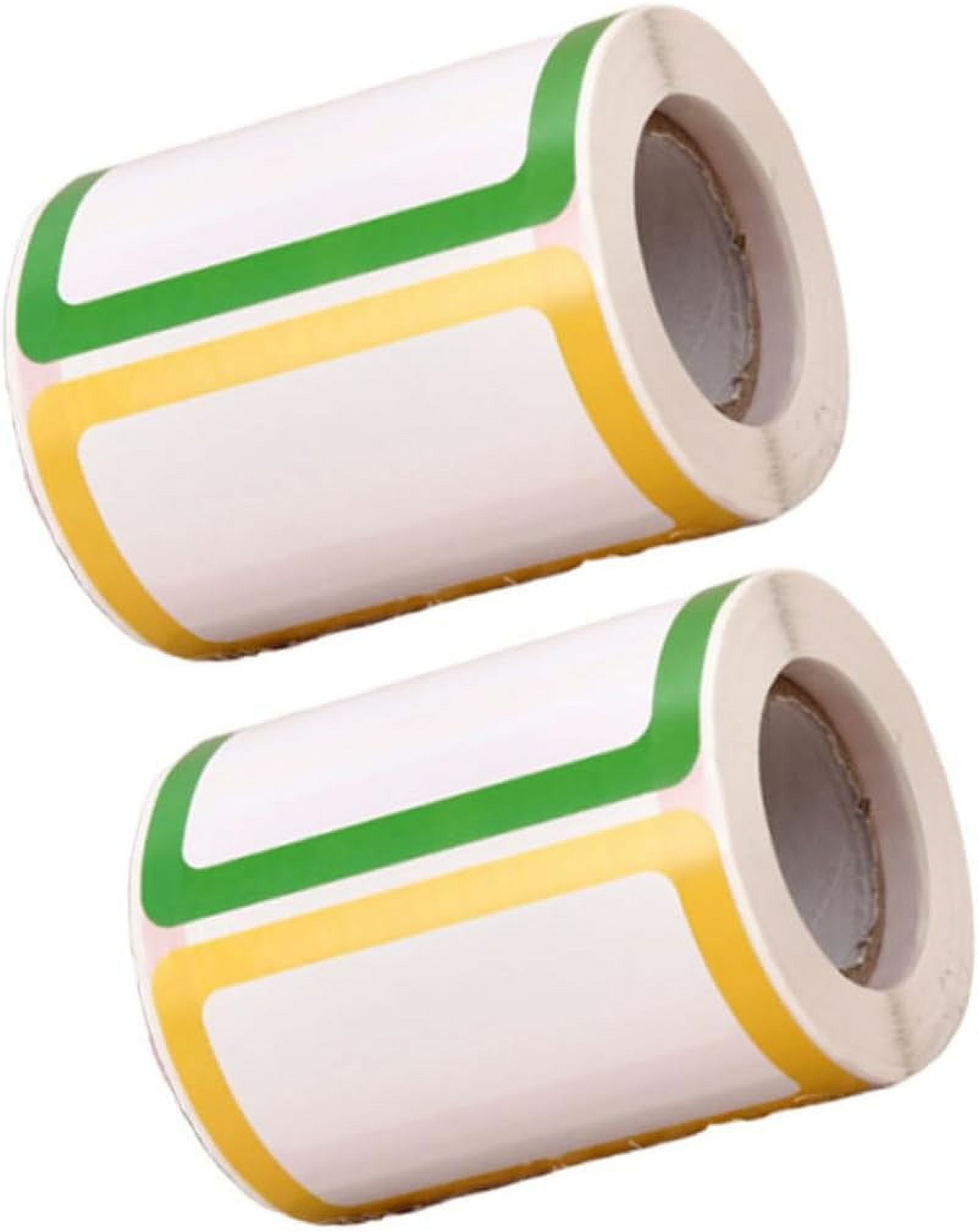 2 Rolls/600pcs Color Stickers Colored Labels Sticker Labels Christmas ...