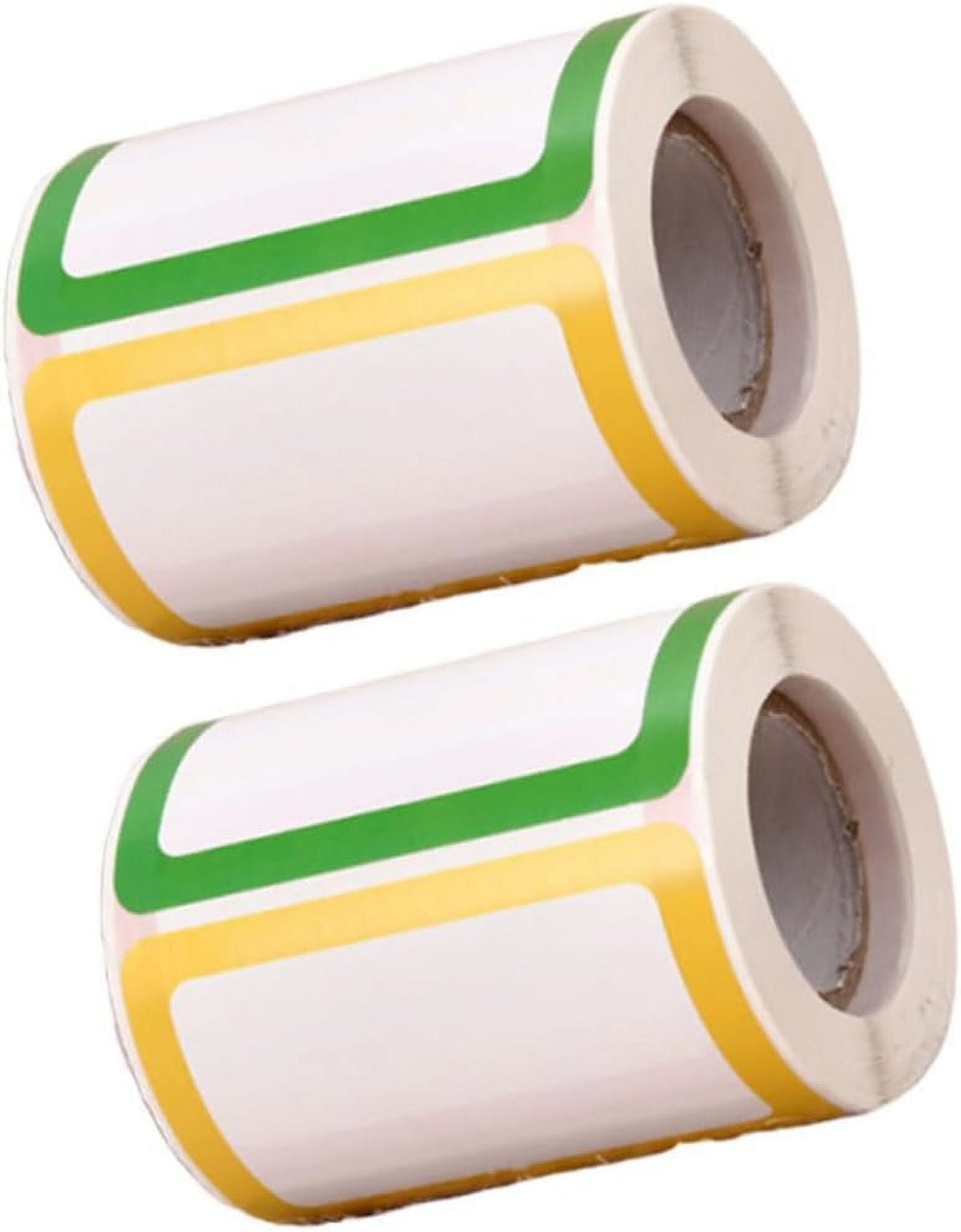 2 Rolls/600pcs Sticker Labels Christmas Stickers Color StickersNametags ...