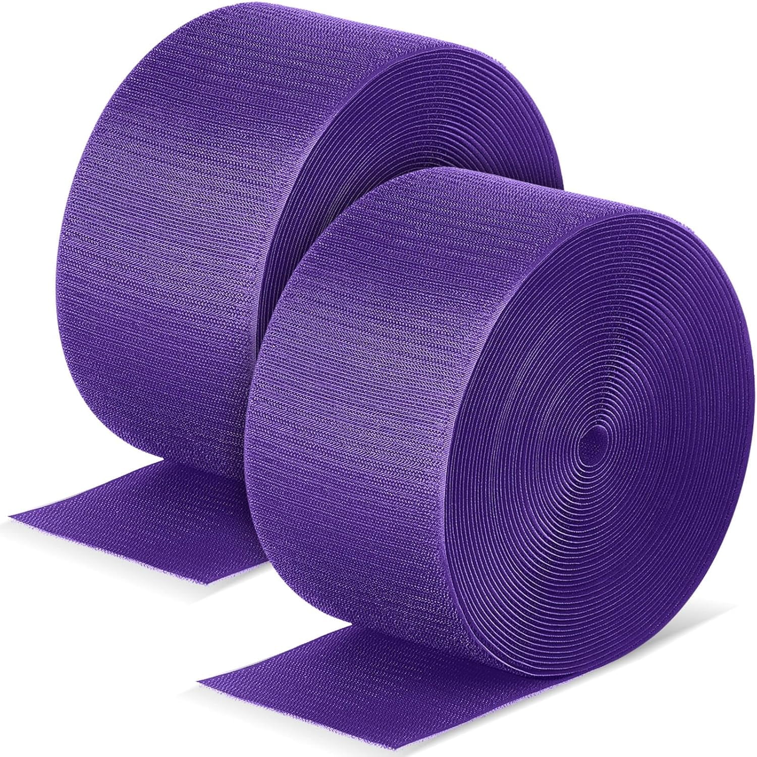 2 Rolls 84 ft Gymnastics Mat Hook Fastener 4" Wide Hook and Loop Nylon ...