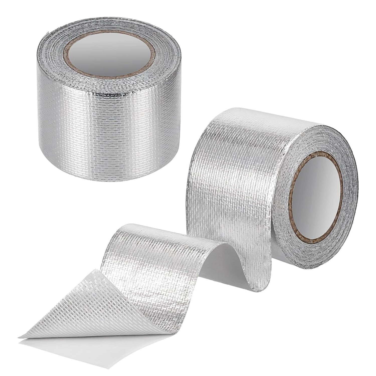 2 Rolls Aluminum Foil Heat Shield Tape Cool Tapes, Self-Adhesive ...