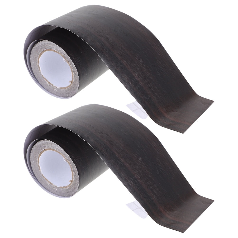 2 Rolls Black Duct Tape Wall Corner Trim Decoration Molding Self ...