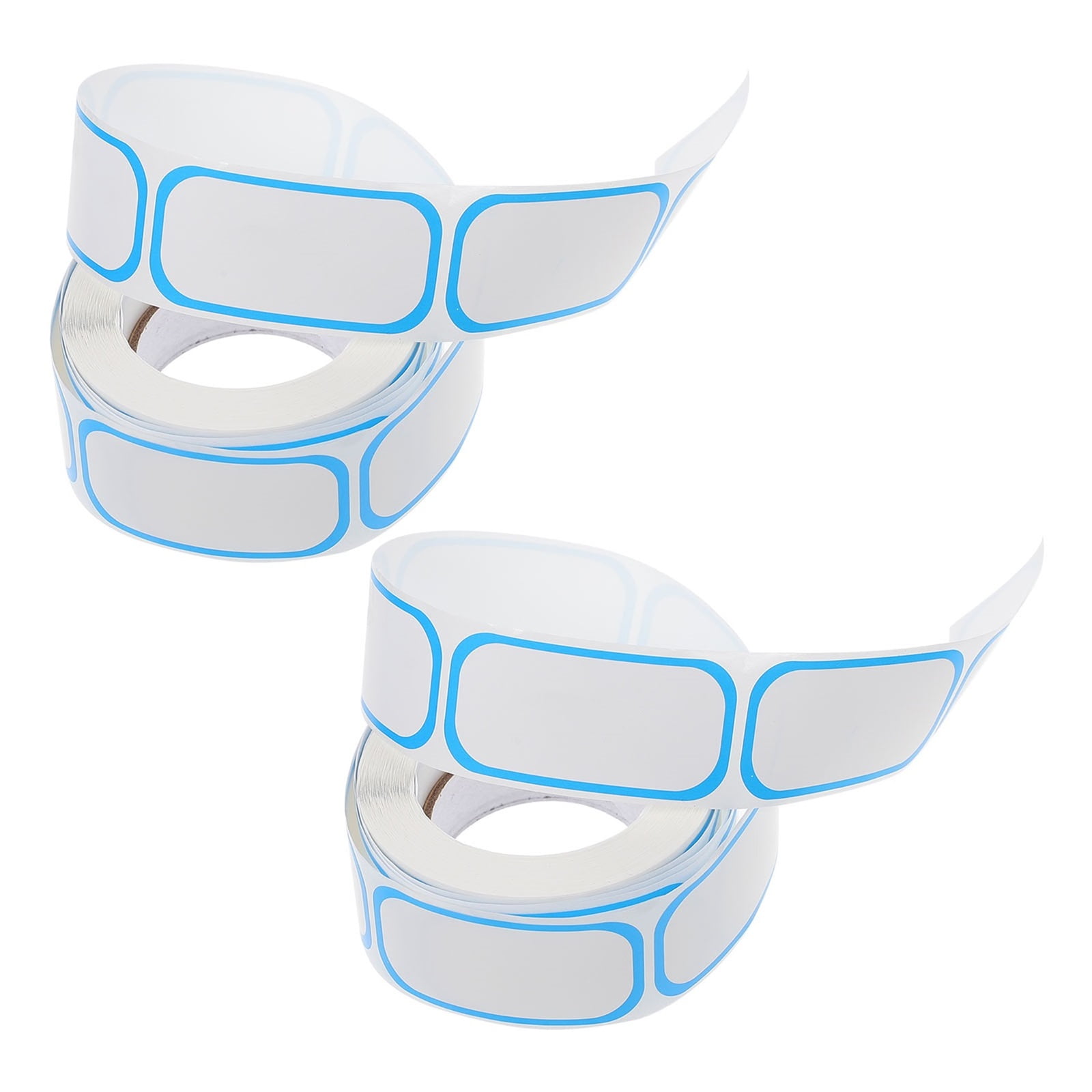 2 Rolls Blank Label Stickers Writable Food Reusable Removable Labels ...