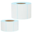 2 Rolls Blank Shipping Labels Self Adhesive Labels Express Labels for ...