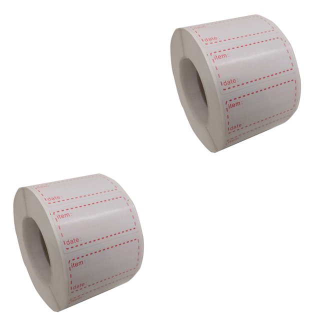 2 Rolls Blank Writable Sticker Labels Date Dates for Freezers ...