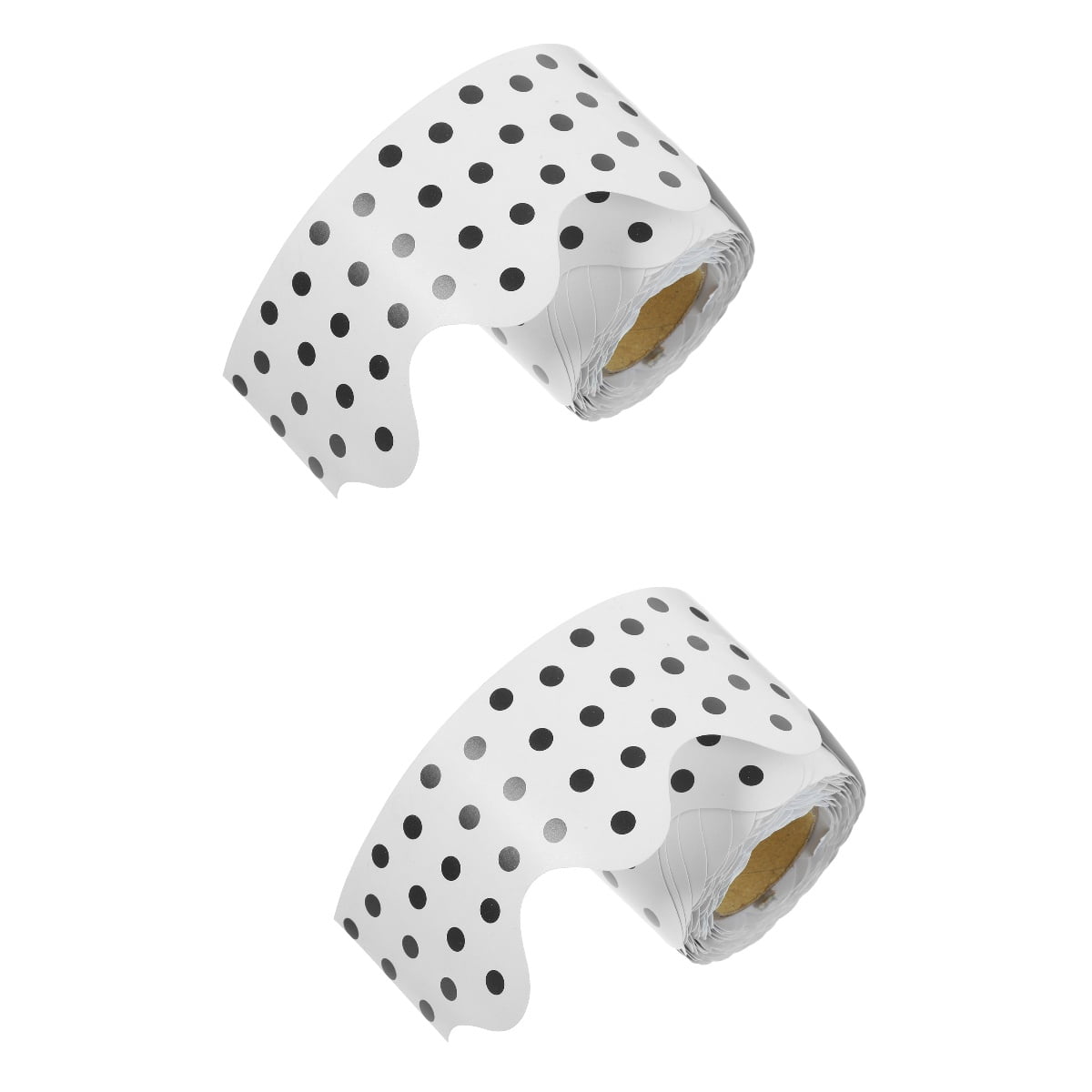 2 Rolls Border Paper Trim Turquoise for Bulletin Board Poster Tape ...