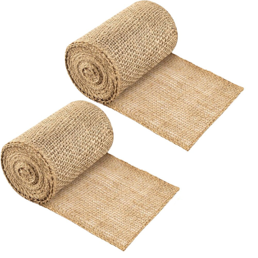 2 Rolls Burlap Tree Protector Wraps Tree Trunk Protector Antifreeze ...