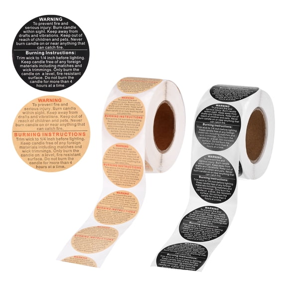 Candle Warning Labels