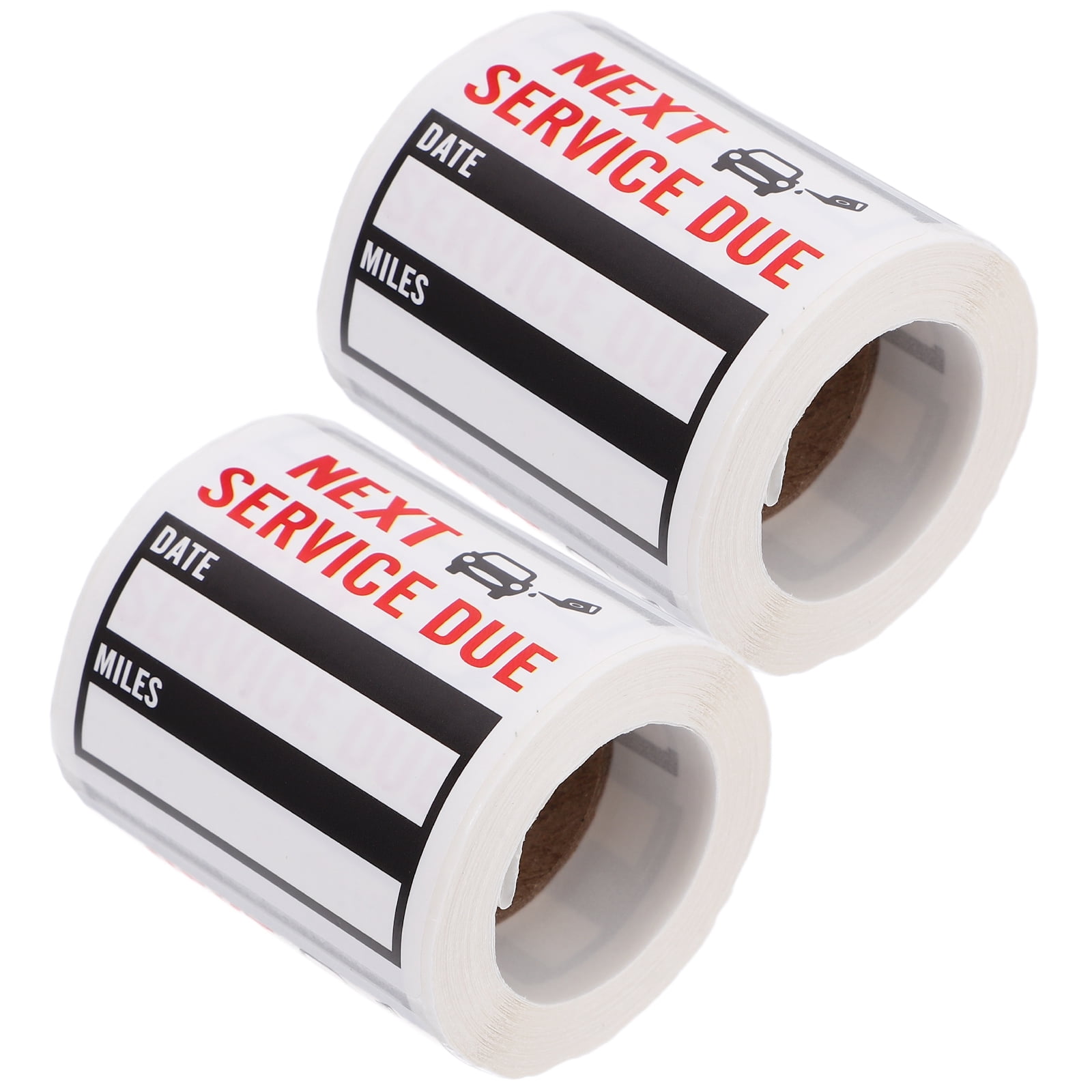 2 Rolls Car Maintenance Labels Oil Change Stickers for Windshield Next ...