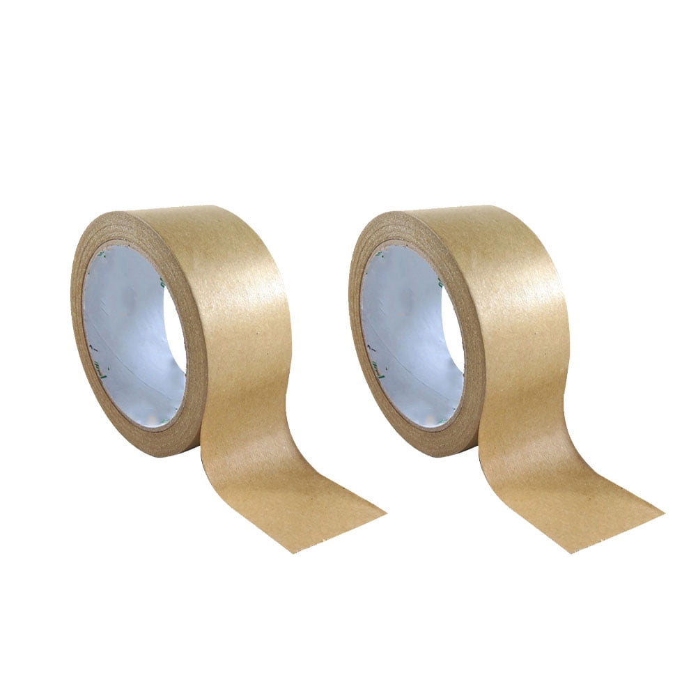 UKCOCO Decorative Paper Tape Kraft Paper Golden 2 Rolls - Walmart.com
