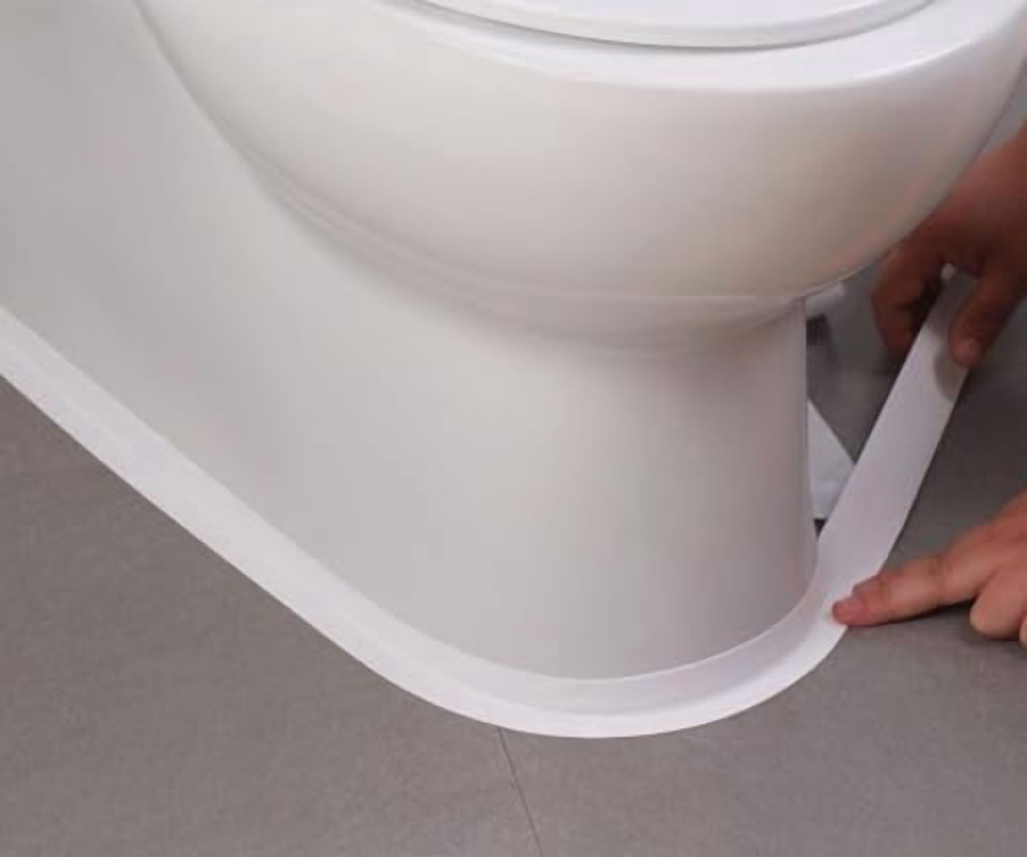 2 Rolls Caulk Tape Self , Bathroom White Caulking Sealant Strip Peel ...