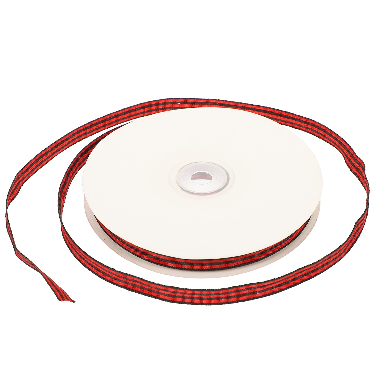 2 Rolls Checkered Ribbon Gift Wrapper Holiday Decorative Ribbon Gift ...