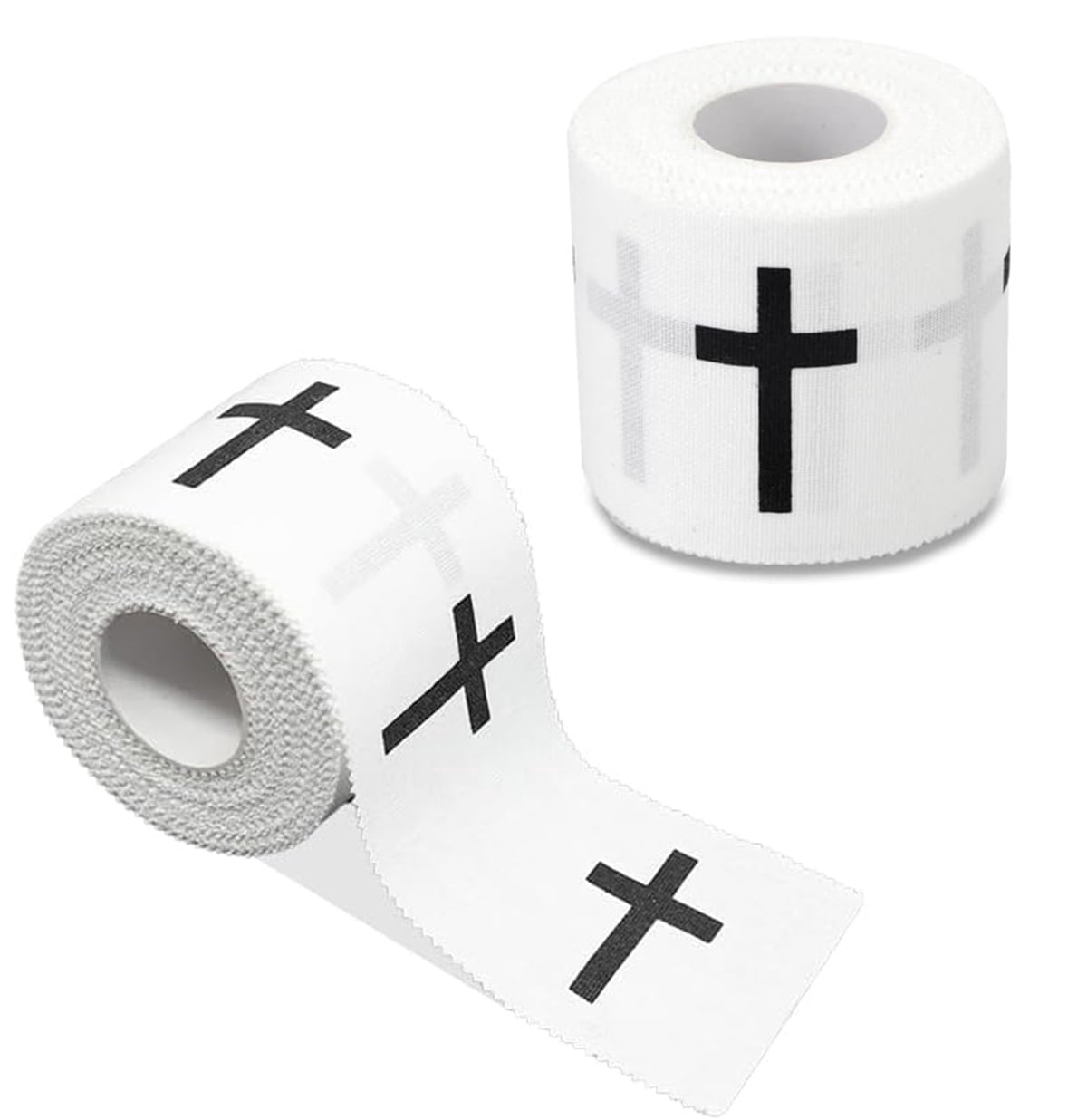 2 Rolls Christian Athletic Tape,Bexikou 2in x 23ft Cotton Zinc Oxide ...