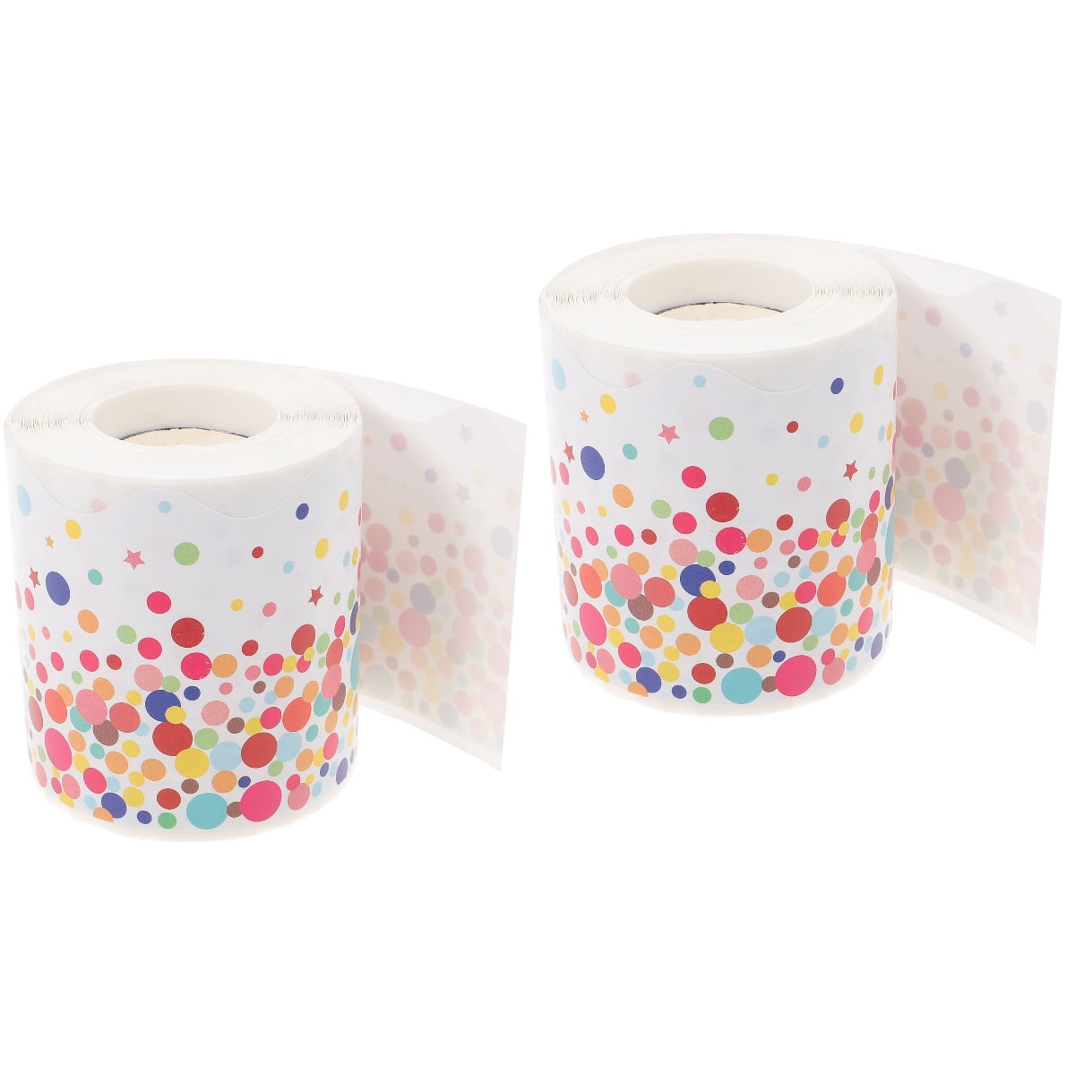 2 Rolls Classroom Border Trim Bulletin Board Labels Stickers Fadeless ...