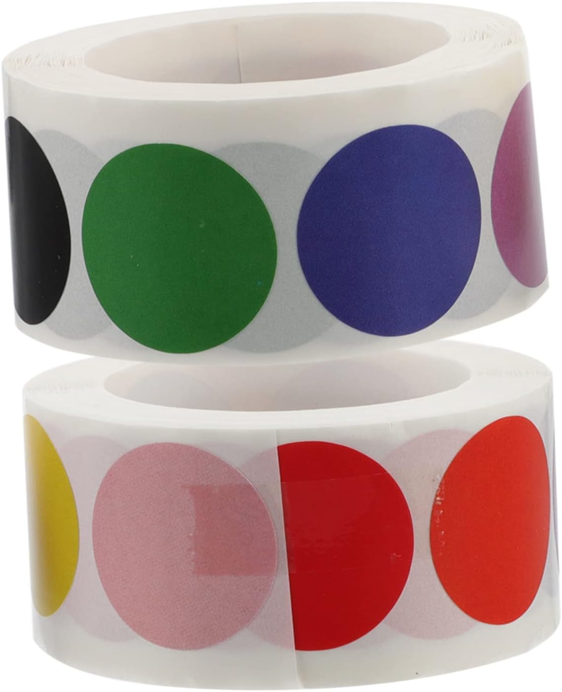 2 Rolls Color Coded Dot Stickers Sticker Labels Envelope Seal Stickers ...