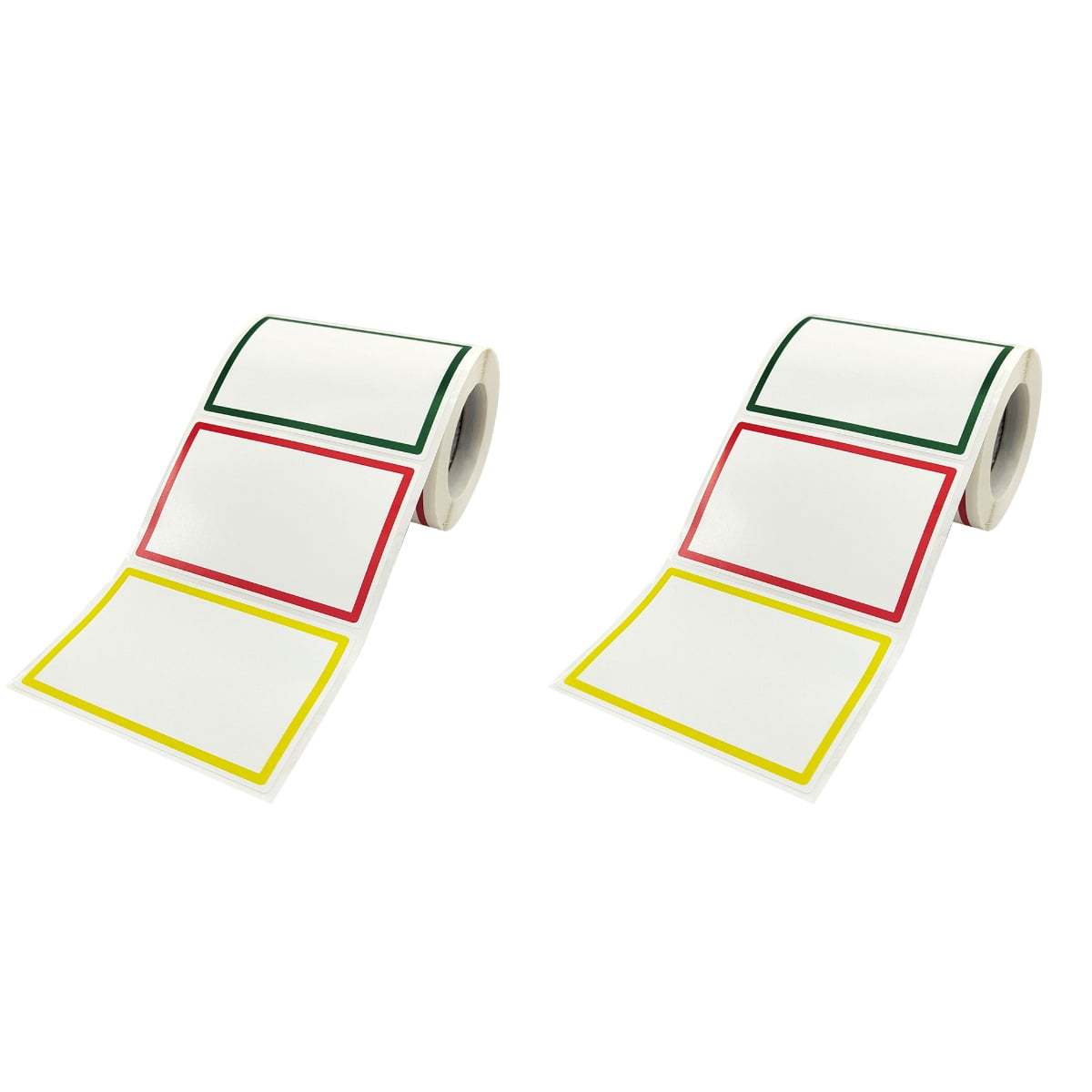 2 Rolls Color Label Stickers Name Mark Classification Blank Labels ...